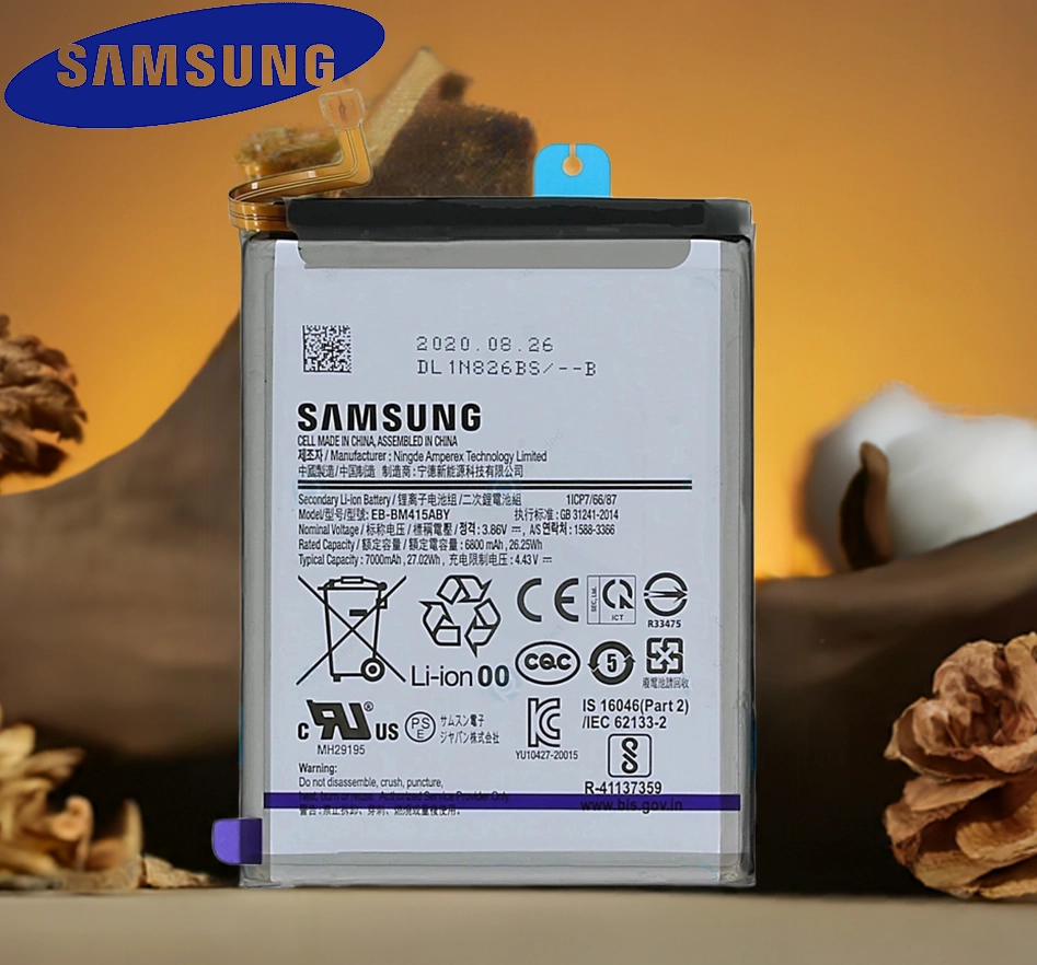 Mobile Battery for Samsung Galaxy M51/ F62/ M62/ EB-BM415ABY 7000 mAh