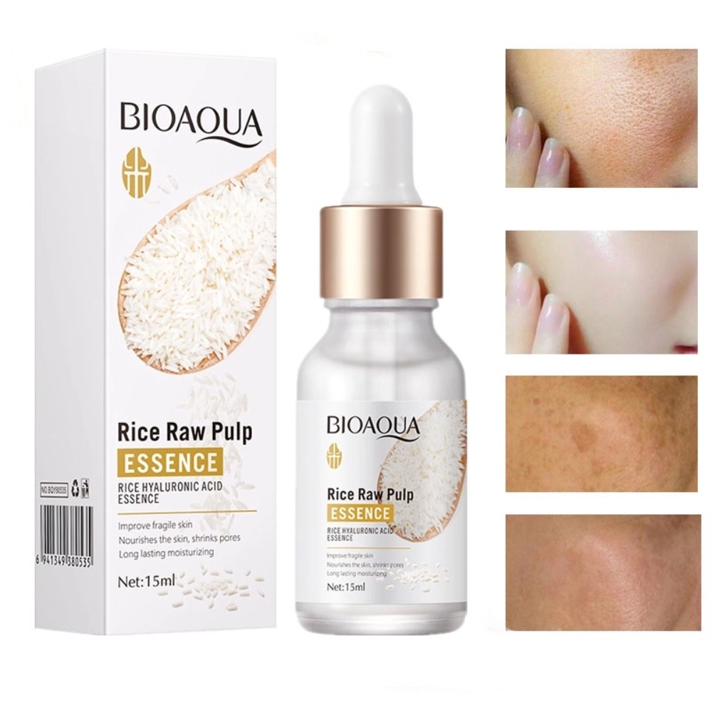 BIOAQUA Rice Raw Pulp Essence, Hyaluronic Acid Rice SerumImprove ...