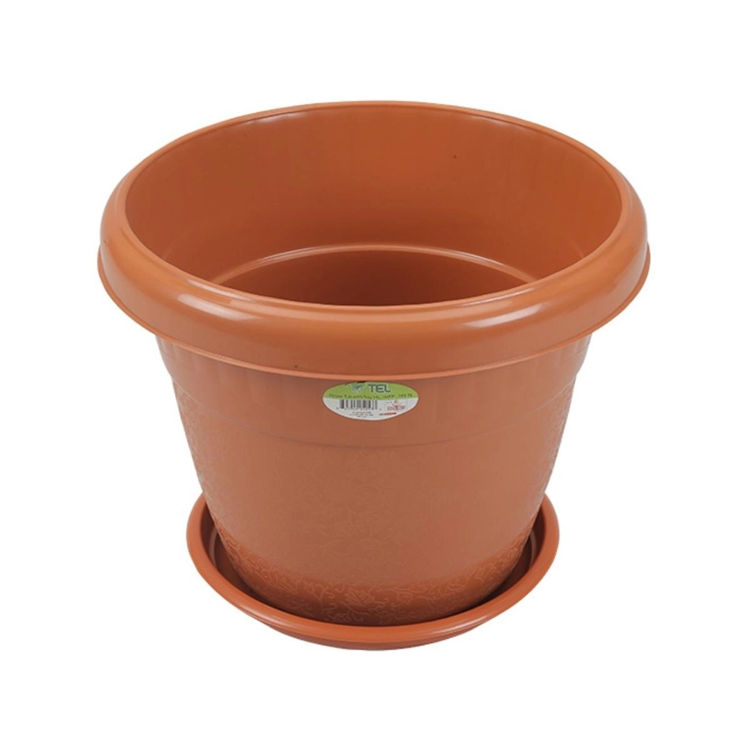 TEL Flower Tub With Tray 11 inch SW (7L) 91422