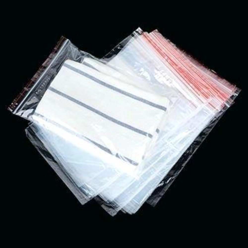 High Quality (8*12 inches) Zip Lock Plastic Storage Packet - 25 pcs pack
