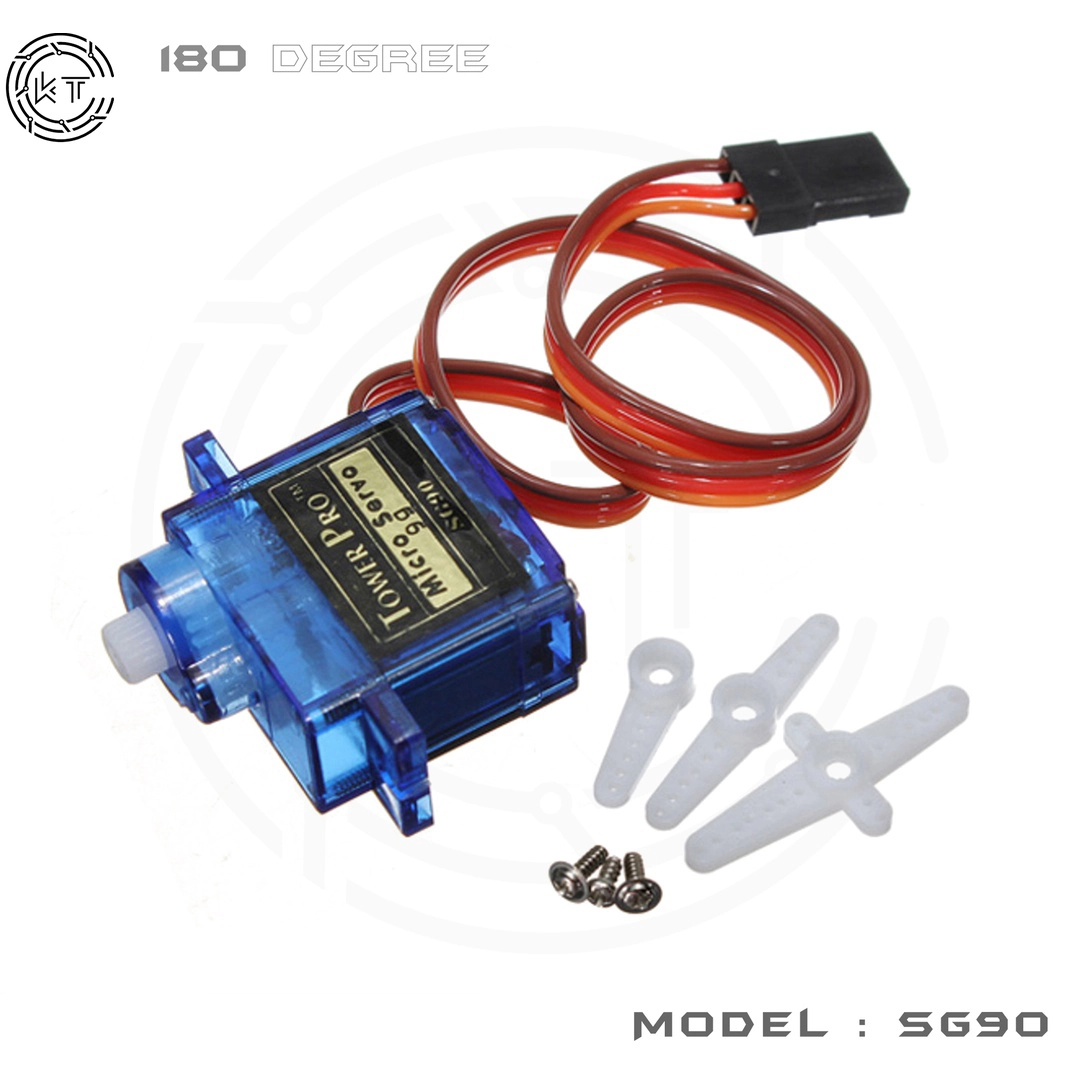 SG90 Micro Servo Motor 9G tower pro servo 180° Degree Rotation Standard ...
