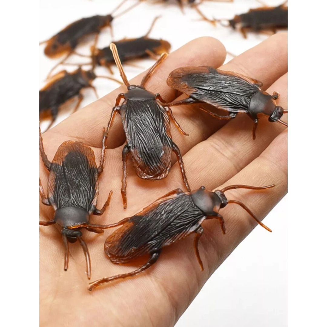 Pack Of 4 Funny Artificial Insects Toy - Cockroach, Lizard, Scorpion ...