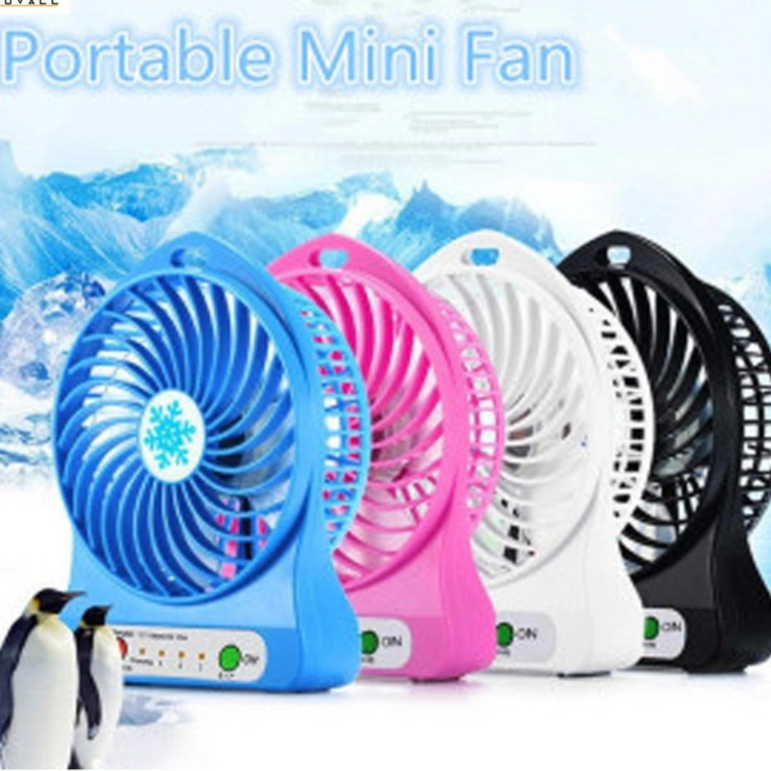 Portable Fan USB Rechargeable Fan Air Cooler Mini Desk Third Wind Usb ...