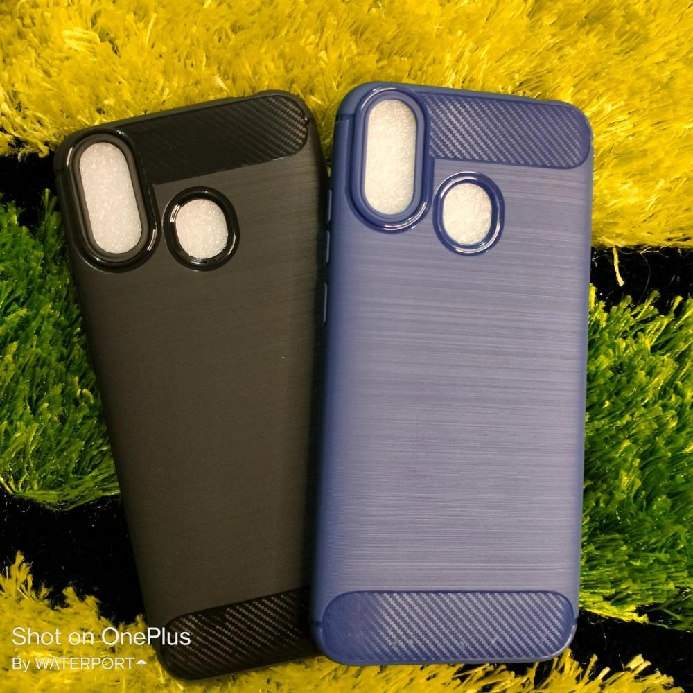 Symphony Z12 Back Cover Soft Silicone Carbon Fiber Texture With Camera ...