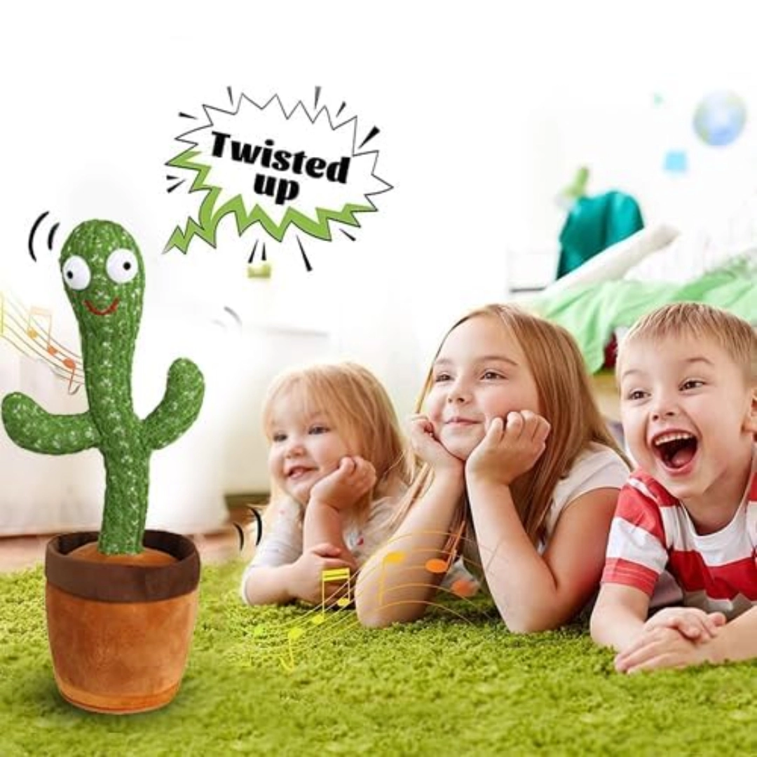 Talking & Dancing Cactus – Plush Toy with Songs & Mimic