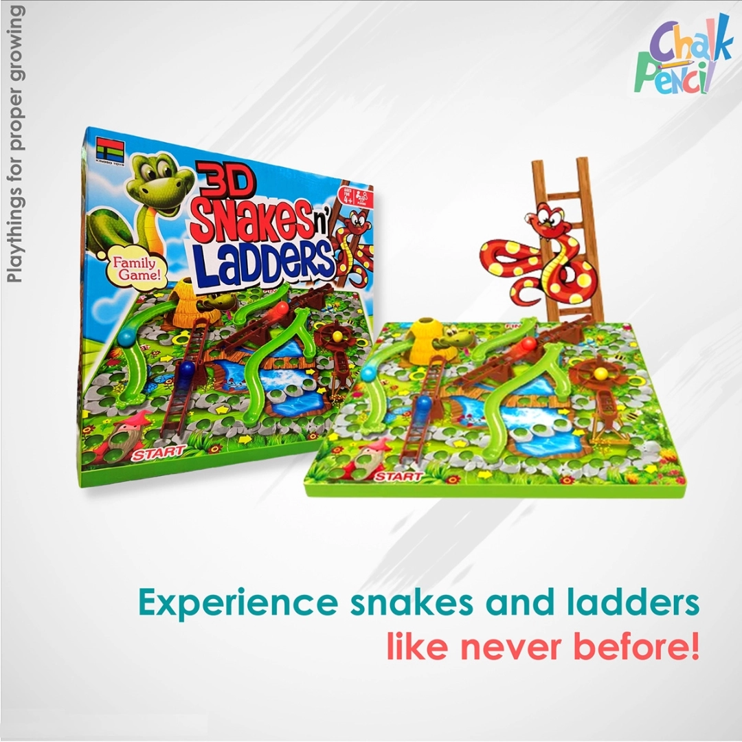 3D Snakes n' Ladders by Chalkpencil