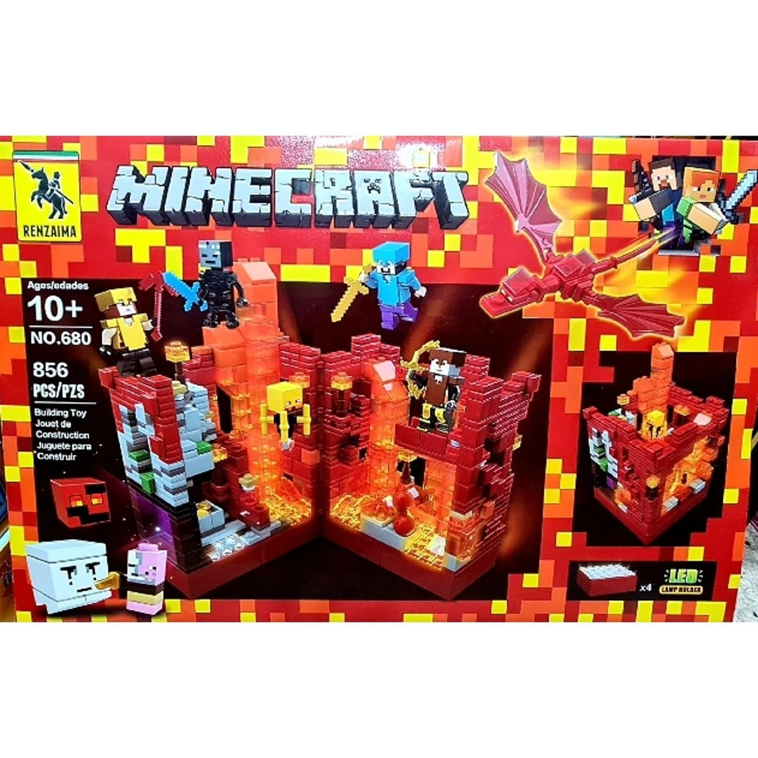 Big Lego City Minecraft For Kids Fun Building Toy Joining The ...
