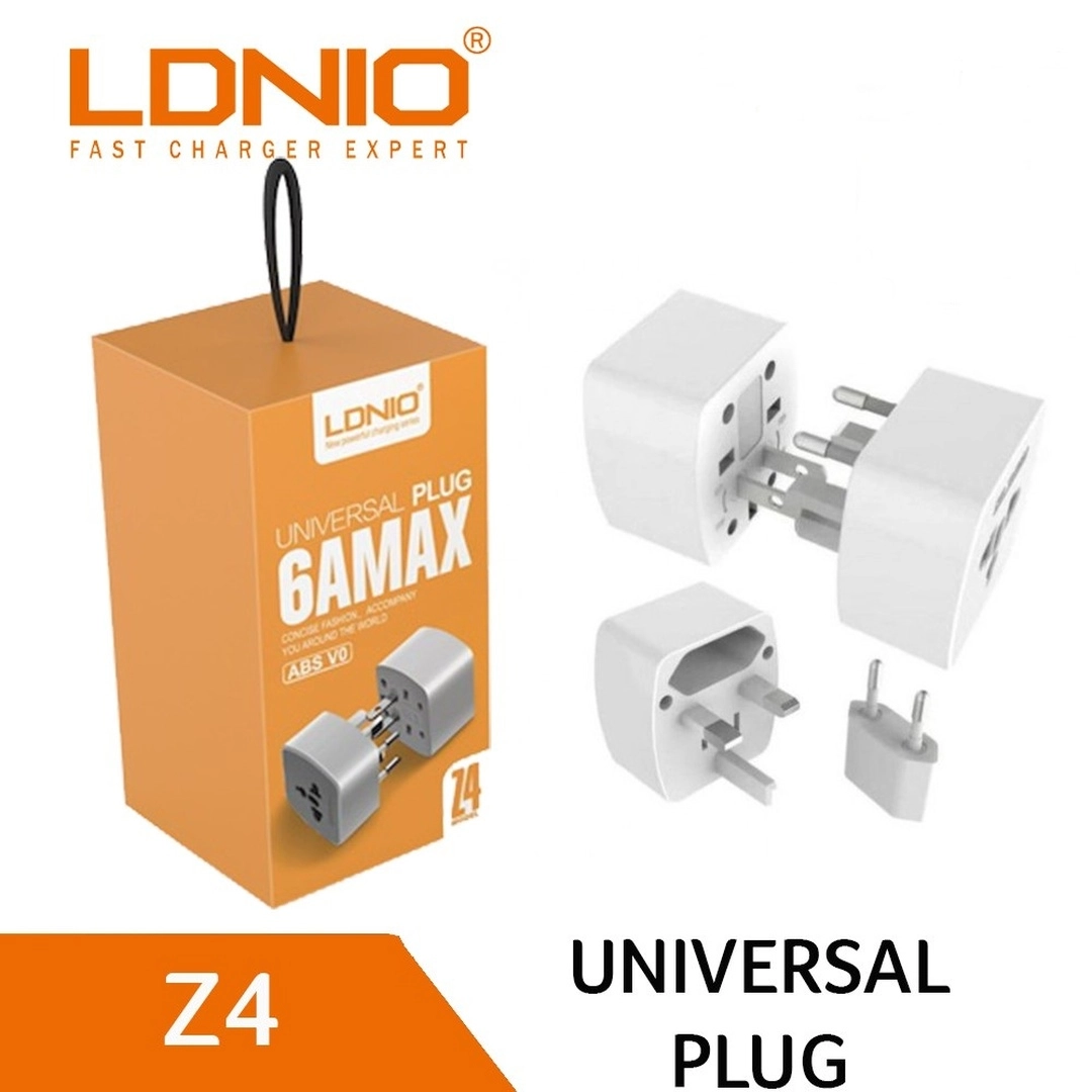 LDNIO Z4 6AMAX Universal Plug (ABS V0) - White