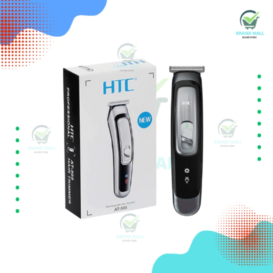 Htc At-505 Zero Cutting Men Hair Trimmer Usb Charge Hair Clippers Beard ...