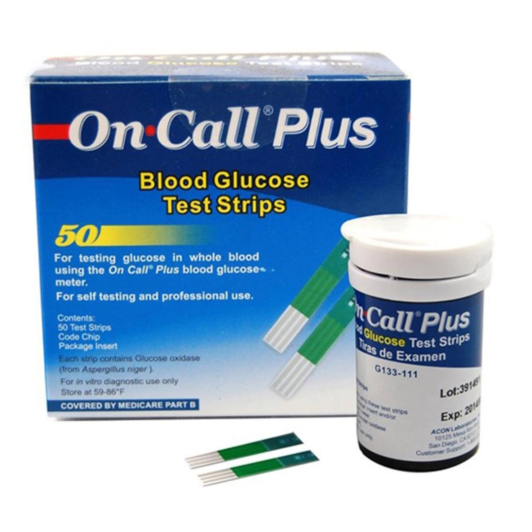 On Call Plus Blood Glucose Meter Test Strip 50 pcs