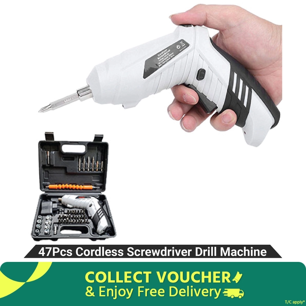 Cordless screwdriver drill machine 4.2volt 48pcs