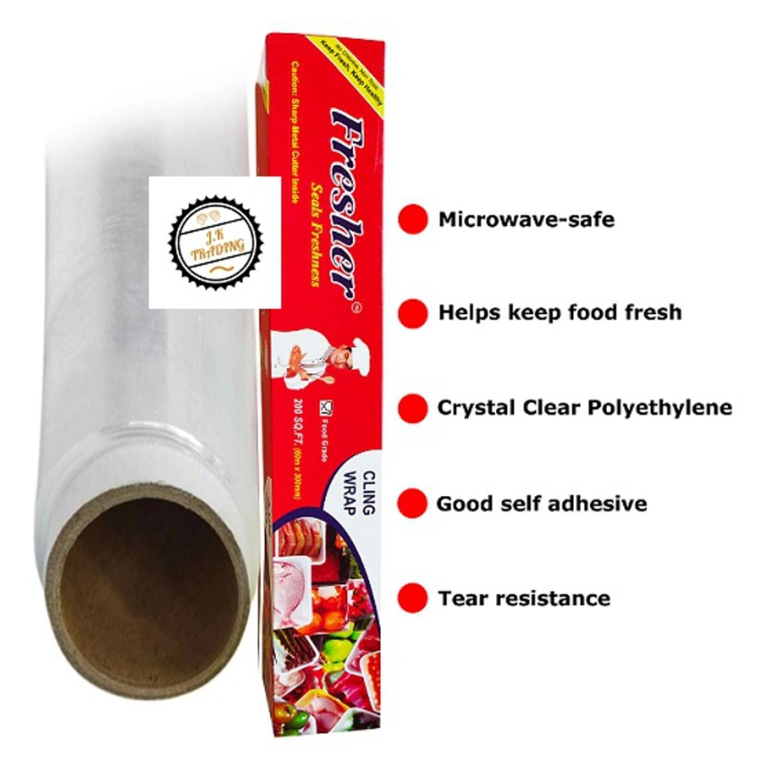 Fresher Plastic Stretch Standard Cling Wrap