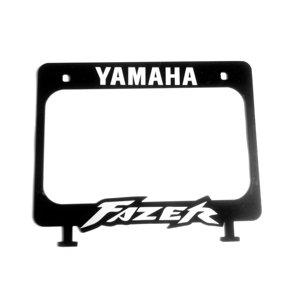 Number Plate Or Licence Plate Frame Holder Top Cover For Yamaha ...