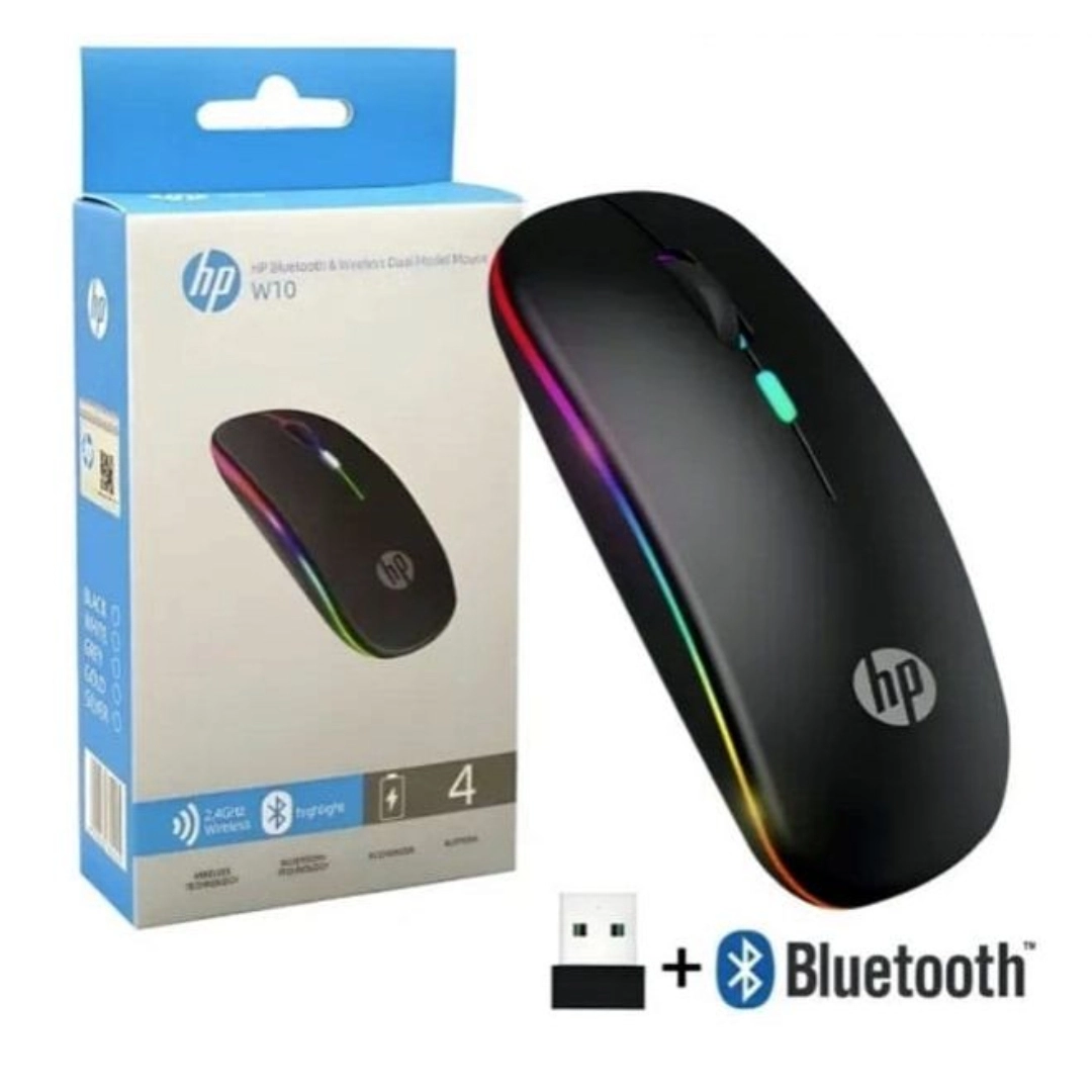 W10 Wireless Bluetooth Mouse – Rechargeable