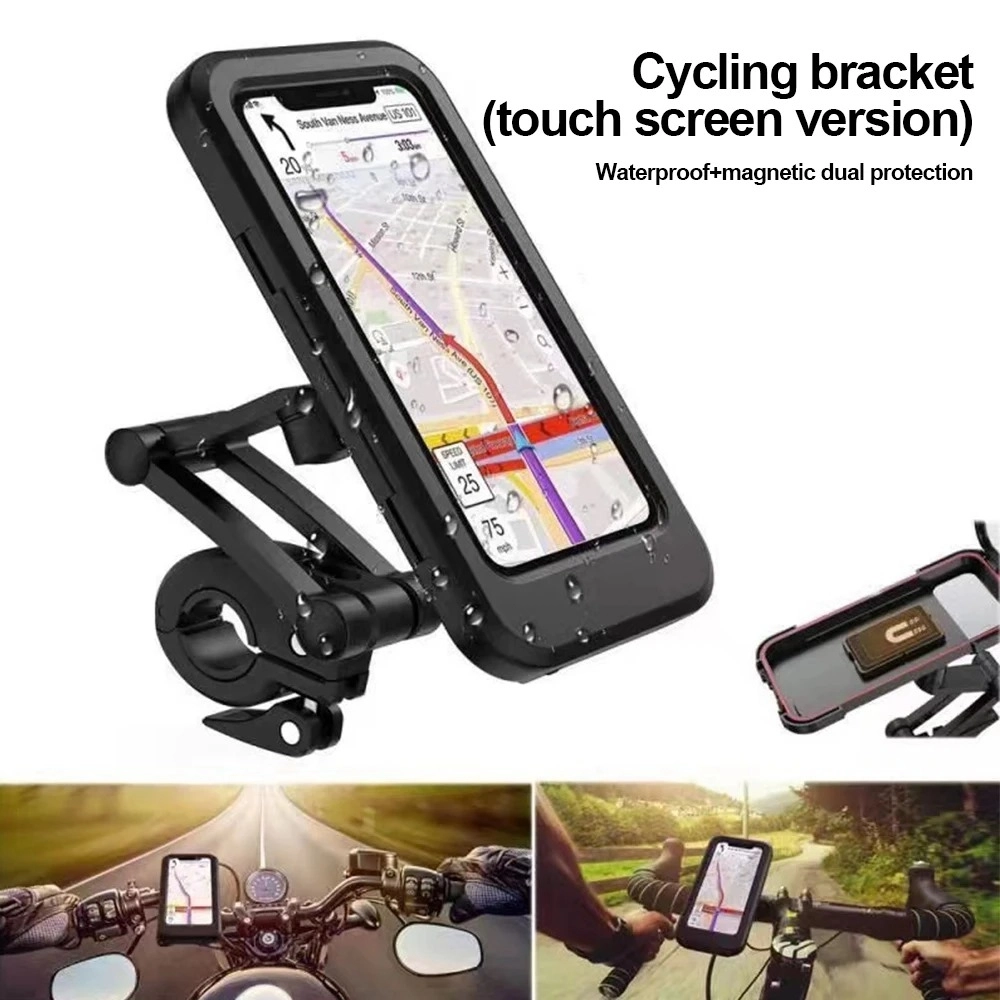Waterproof Bike Phone Holder Case Universal Motorcycle Bicycle Phone ...