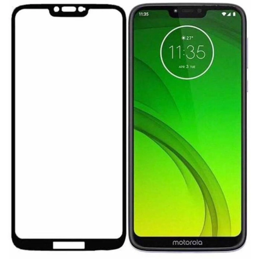 Motorola Moto G7 Power 6D Tempered Glass Screen Protector-Black