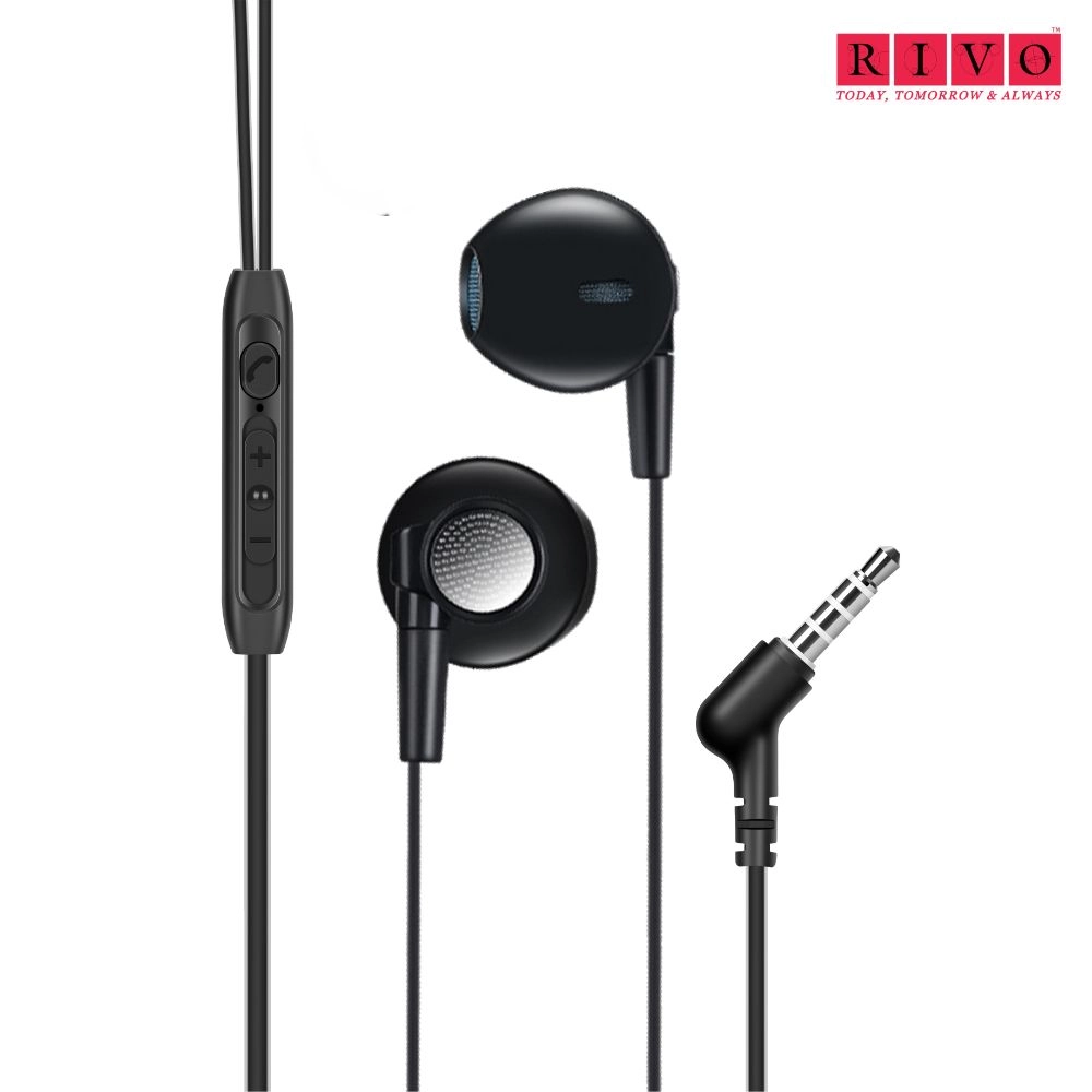 EP-106 Magnus Series Deep Bass Half-In-Ear Earphone with Microphone