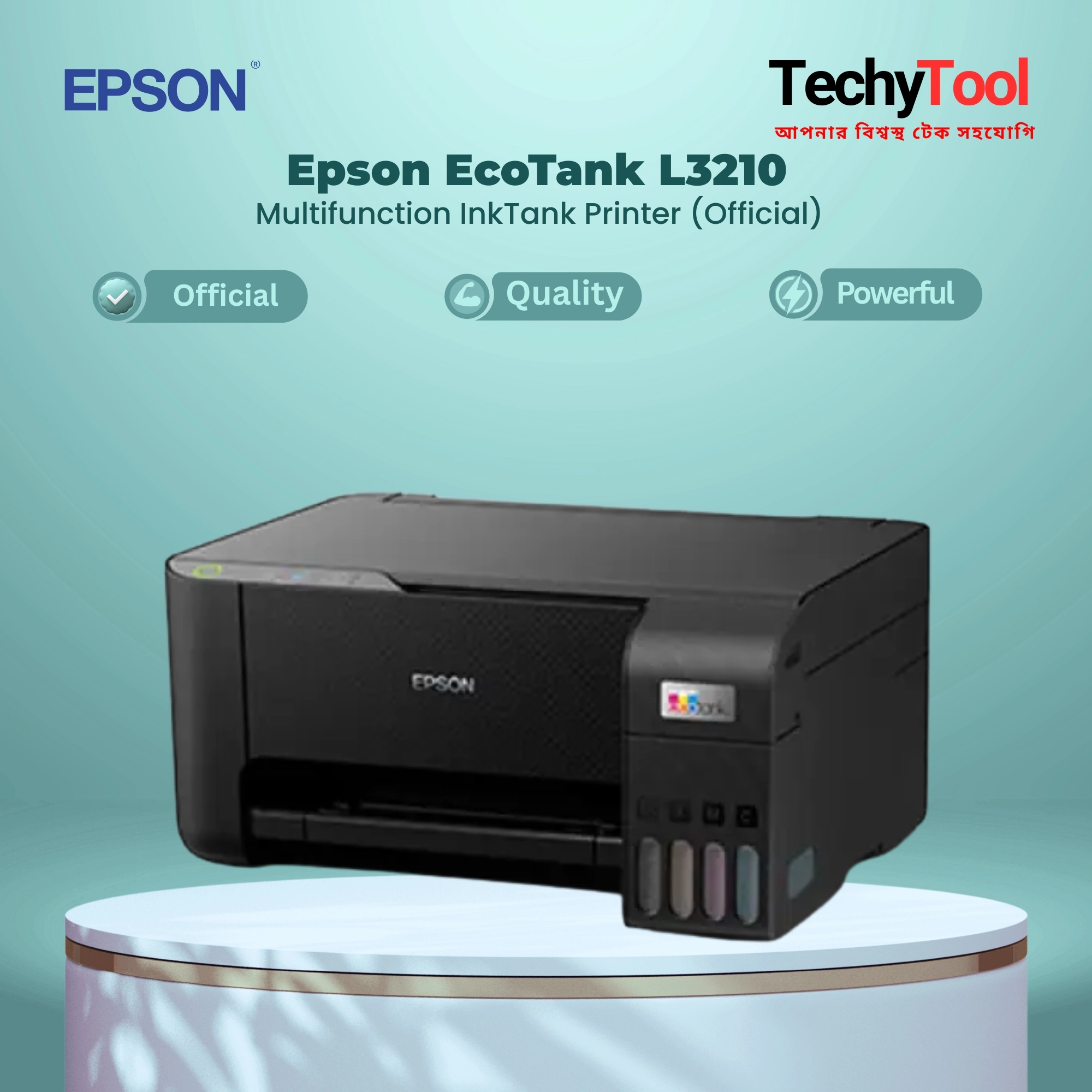 Official Epson EcoTank L3210 All-in-One Printer | Color InkTank | Print ...
