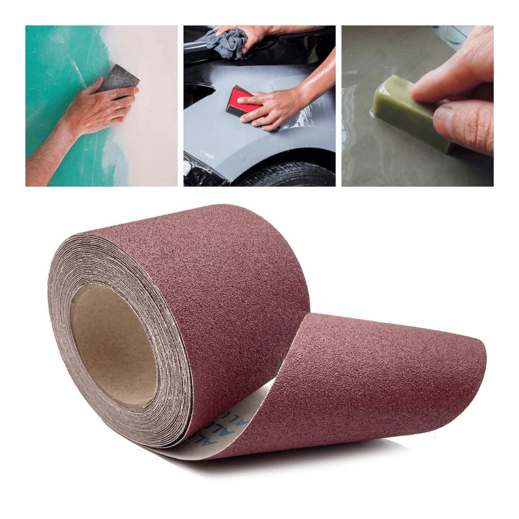 Emery Cloth Sanding Roll 60 grit, 6 inch wide Polishing Sandpaper For ...