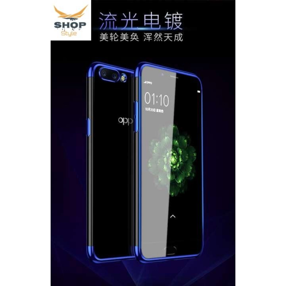 Oppo A1K - Clear Laser Plating Transparent Soft Ultra Thin Back Cover