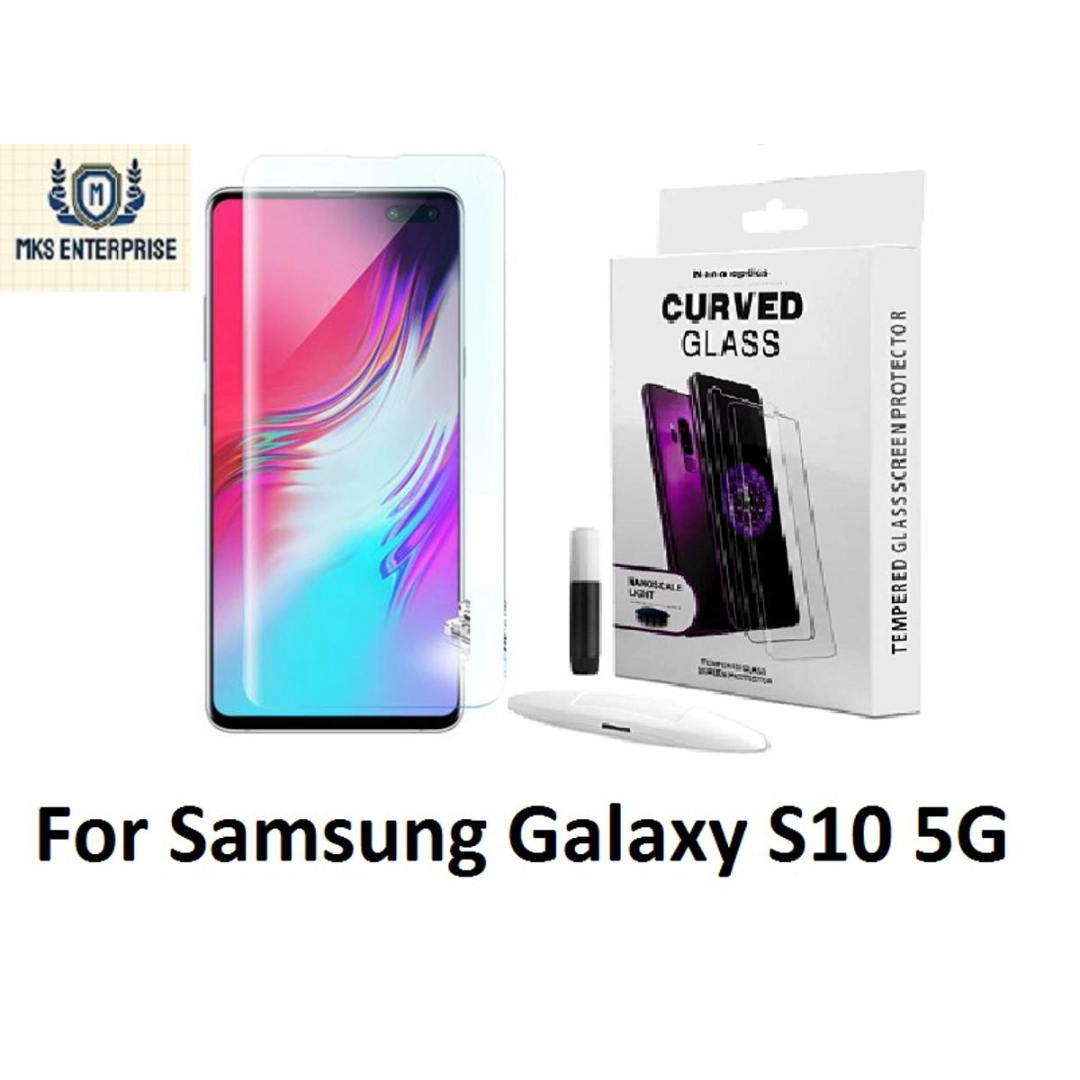 Samsung Galaxy S10 5G Full HD Curved Edge Liquid UV Tempered Glass ...