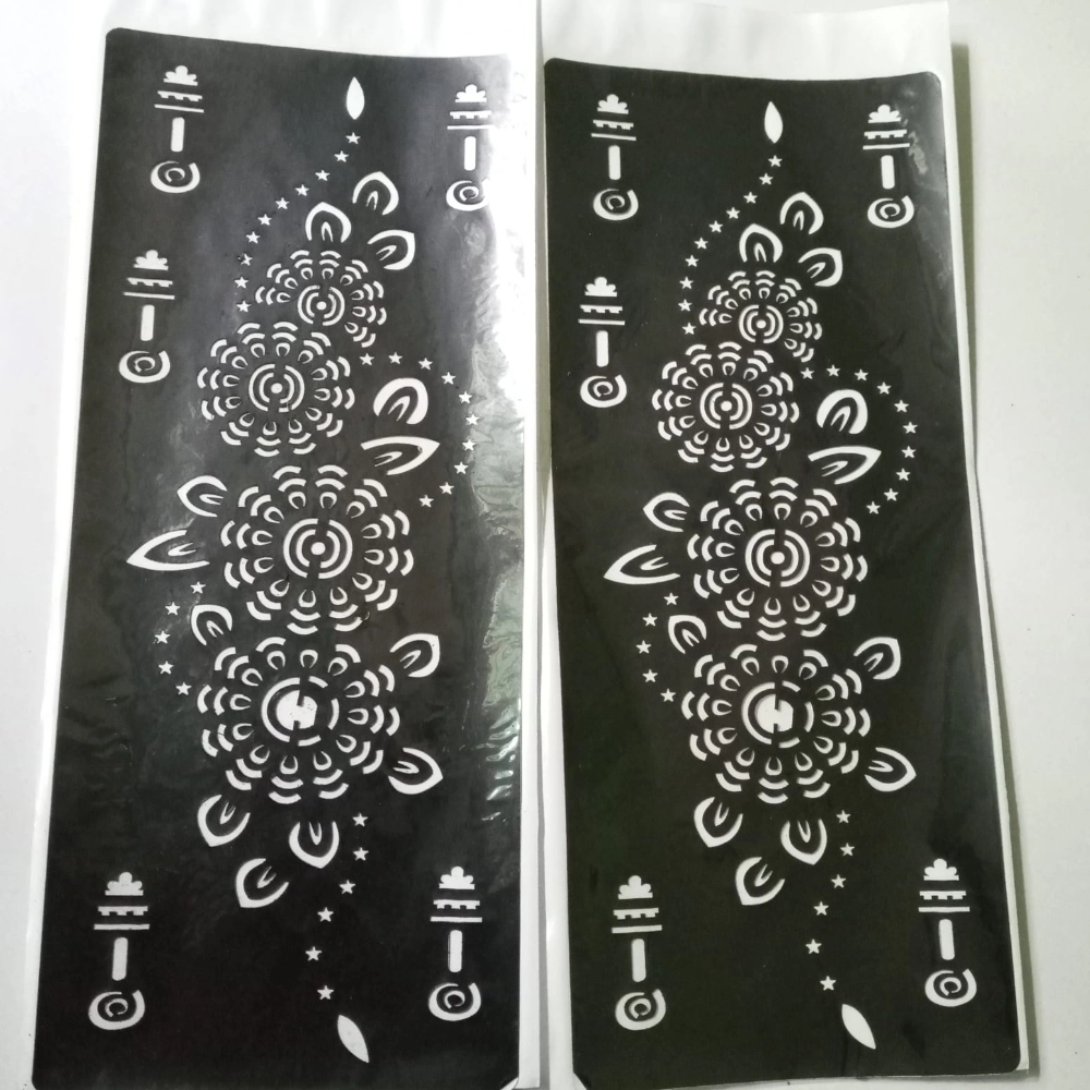 New Henna Mehedi Stickers for Eid Collection ( 2 PCS )