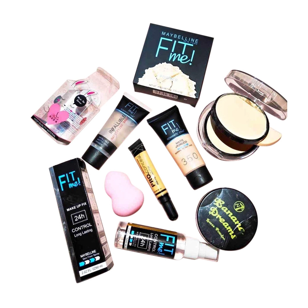 7 In 1 Makeup Combo Set With Full Makeup Coverage