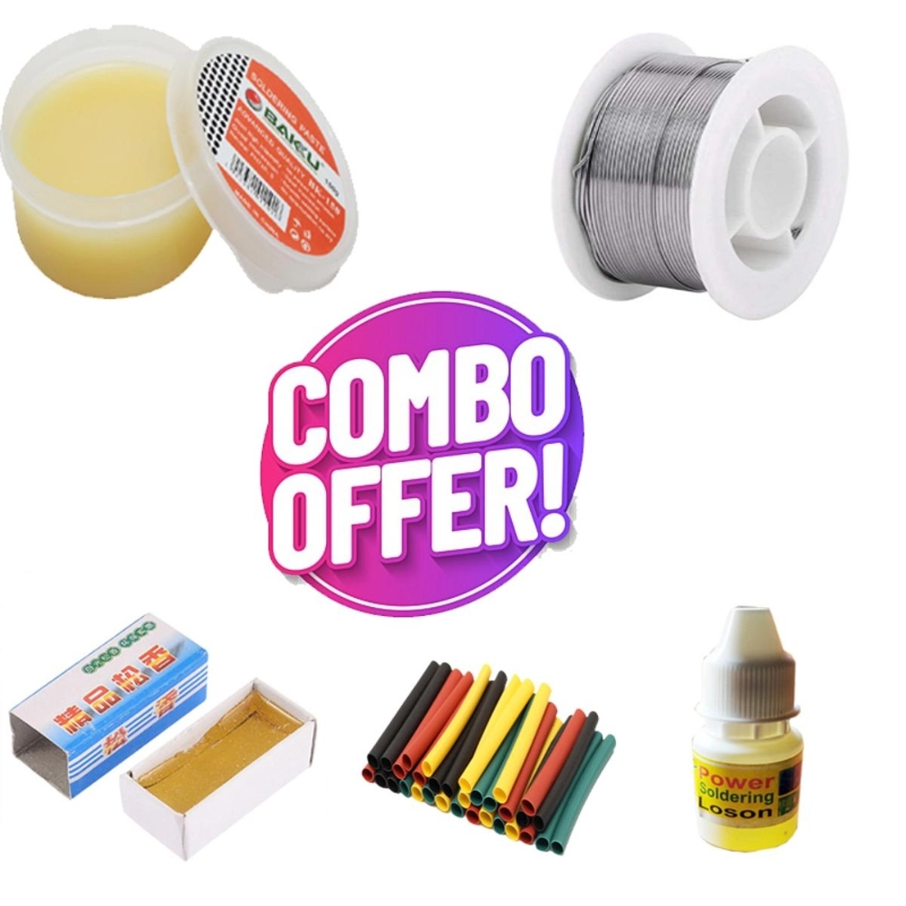 Soldering Equipment Kit-Combo 5 Piece - Soldering Iron