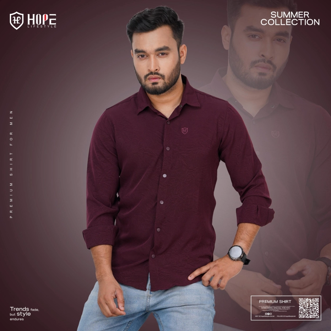 HP-816 Premium Shirt- Maroon