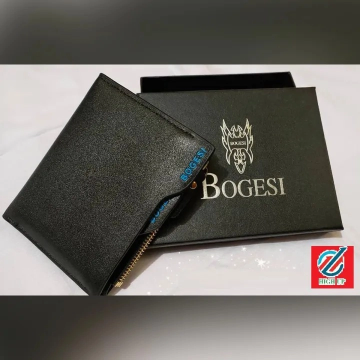 Luxury Portfolio Designer Famous Brand Bogesi Perse Short Men Wallet