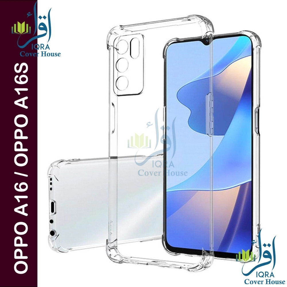 Transparent back cover For OPPO A16 Luxury transparent Protect Back ...