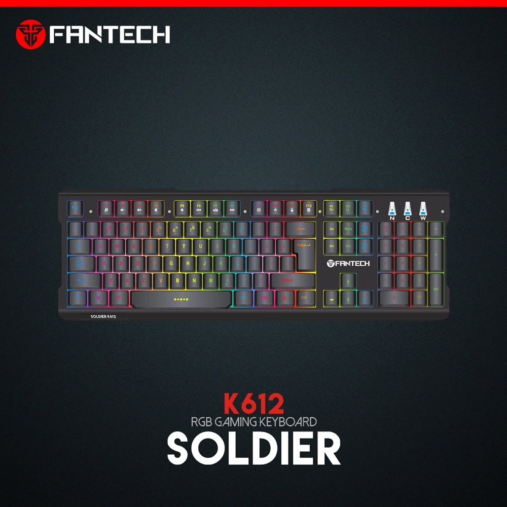 FANTECH K612 SOLDIER 104 Keys 19 Buttons Have No Conflicts Professional ...