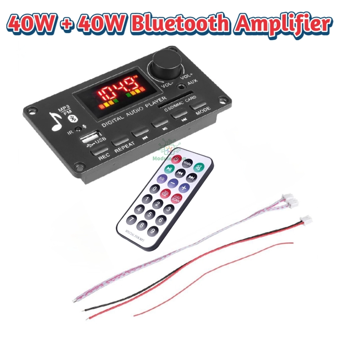 Bluetooth Amplifier MP3 Player USB SD Card Decoder Board Bluetooth 5.0 ...