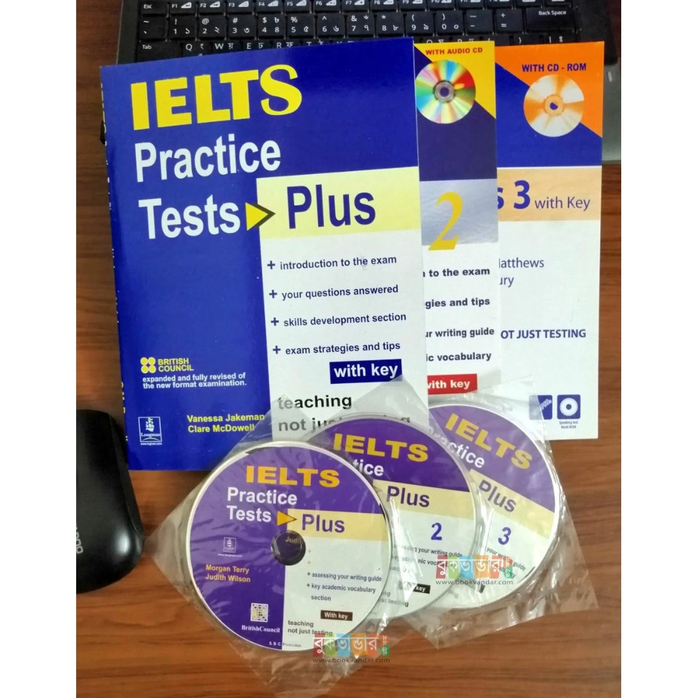 IELTS Practice Test Plus 1, 2, 3 With DVD
