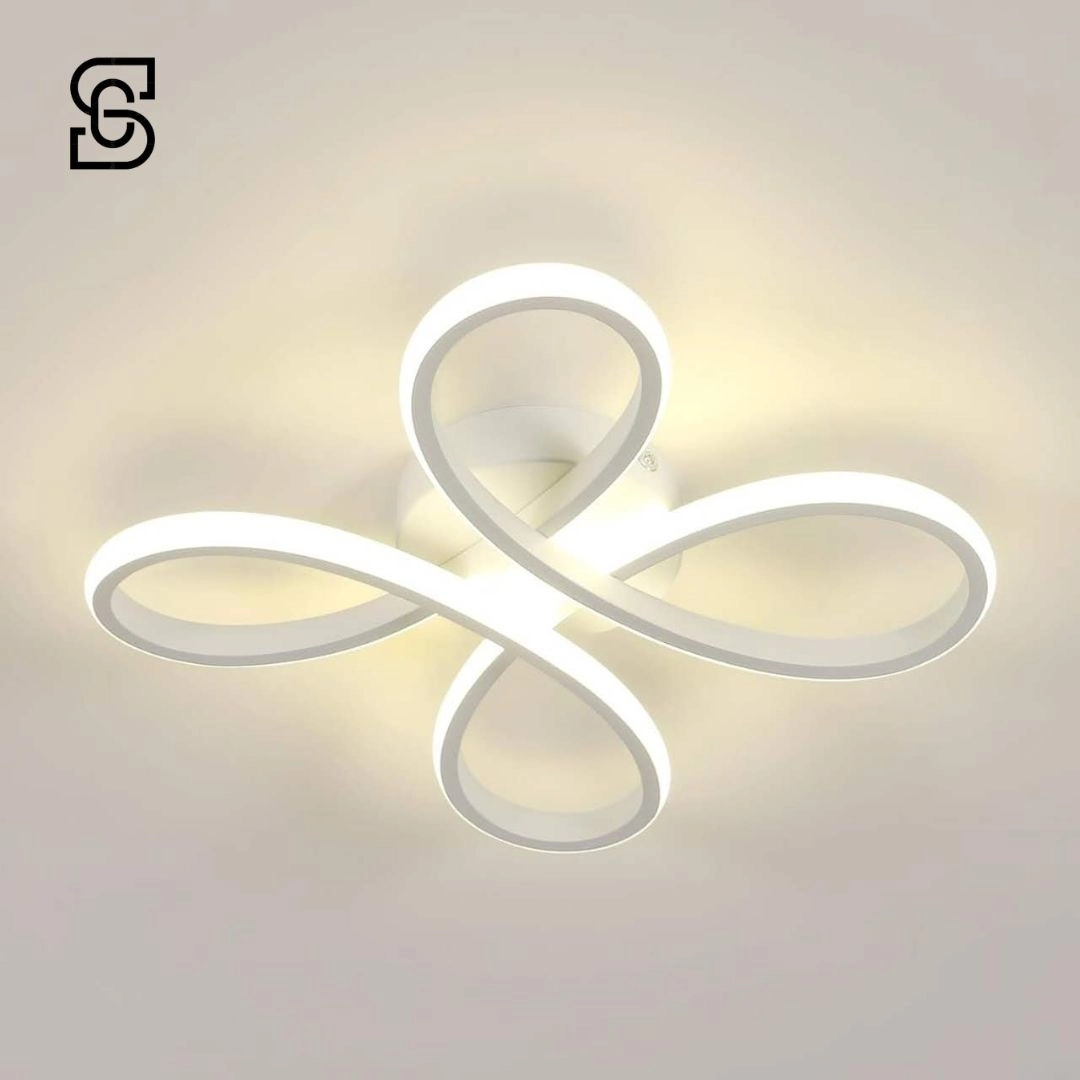 LuxiLamps - Modern Curl Ceiling Light - Century Enlightenment LED ...