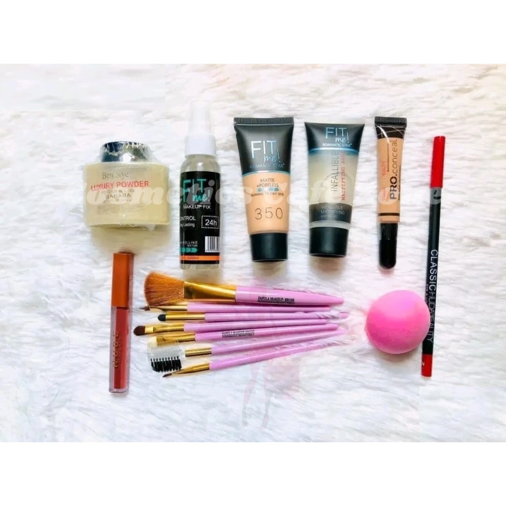 Makeup Combo 9 In 1 Full Makeup Coverage - Makeup Combo Set - Makeup ...