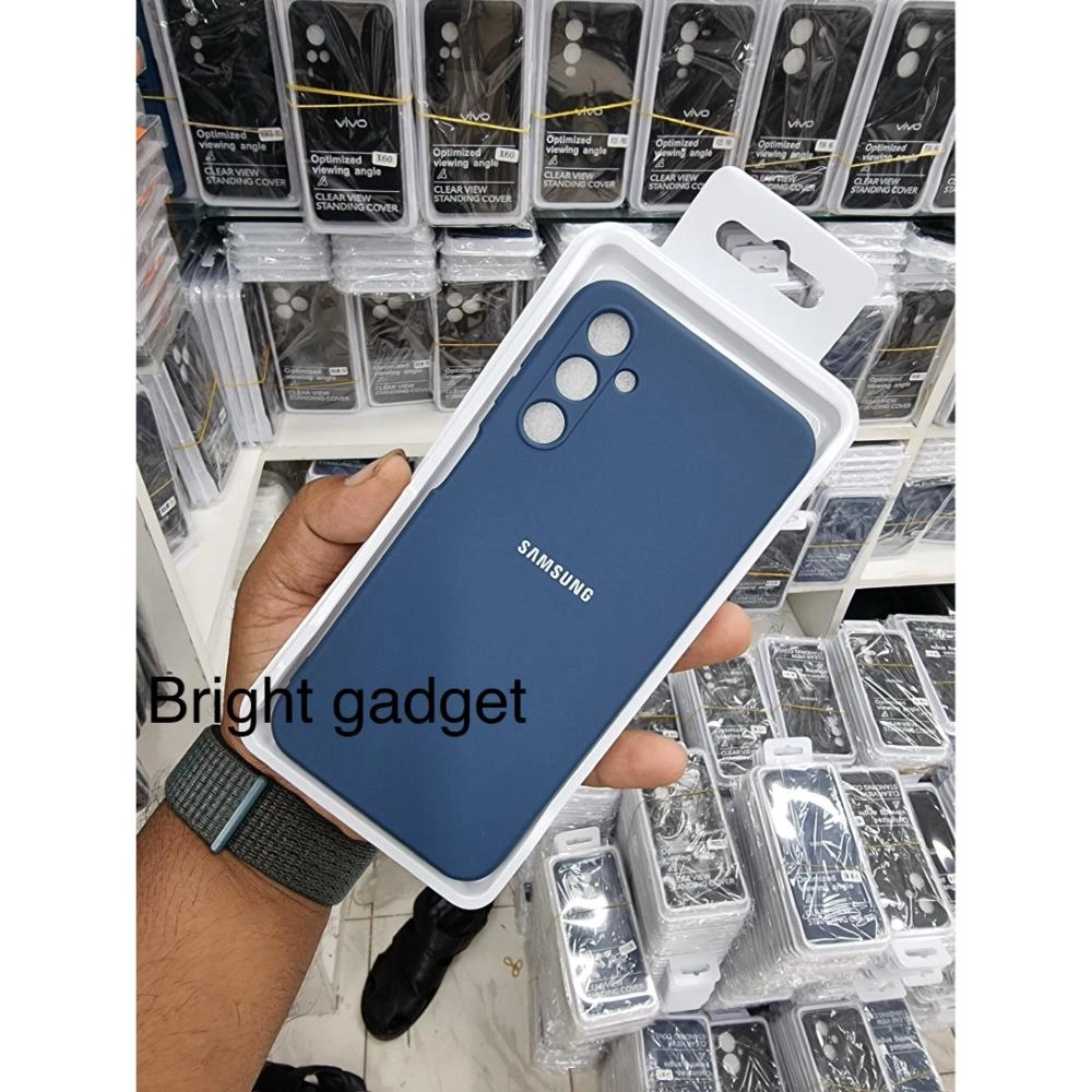 For Samsung A35 5G Back Cover Soft Original Square Liquid Silicone ...
