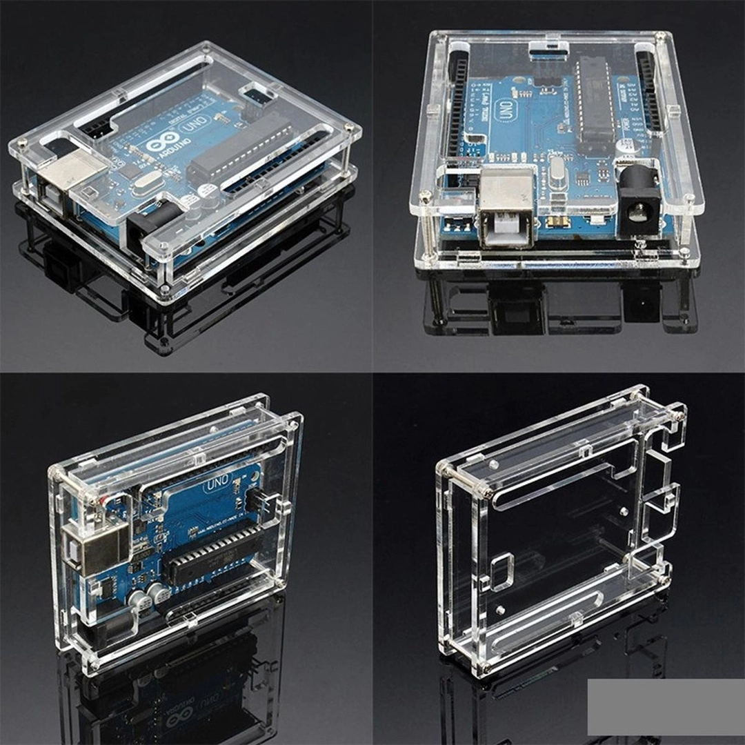 Arduino CASE Transparent ACRYLIC Case Arduino Uno R3 Case Protective ...