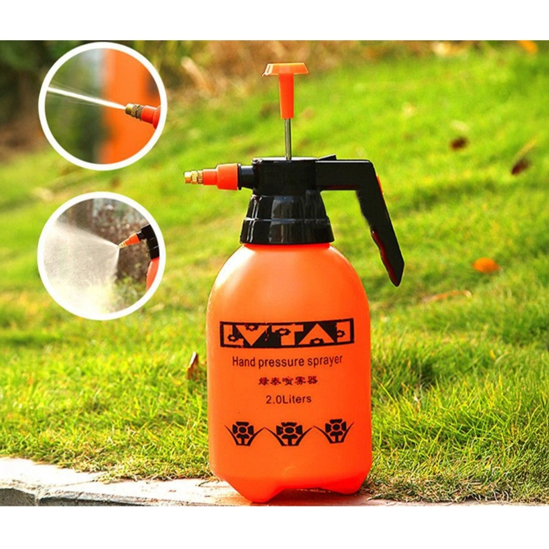 2L High Pressure Water Bottle Water Sprayer Air Pressure Sprayer Garden ...