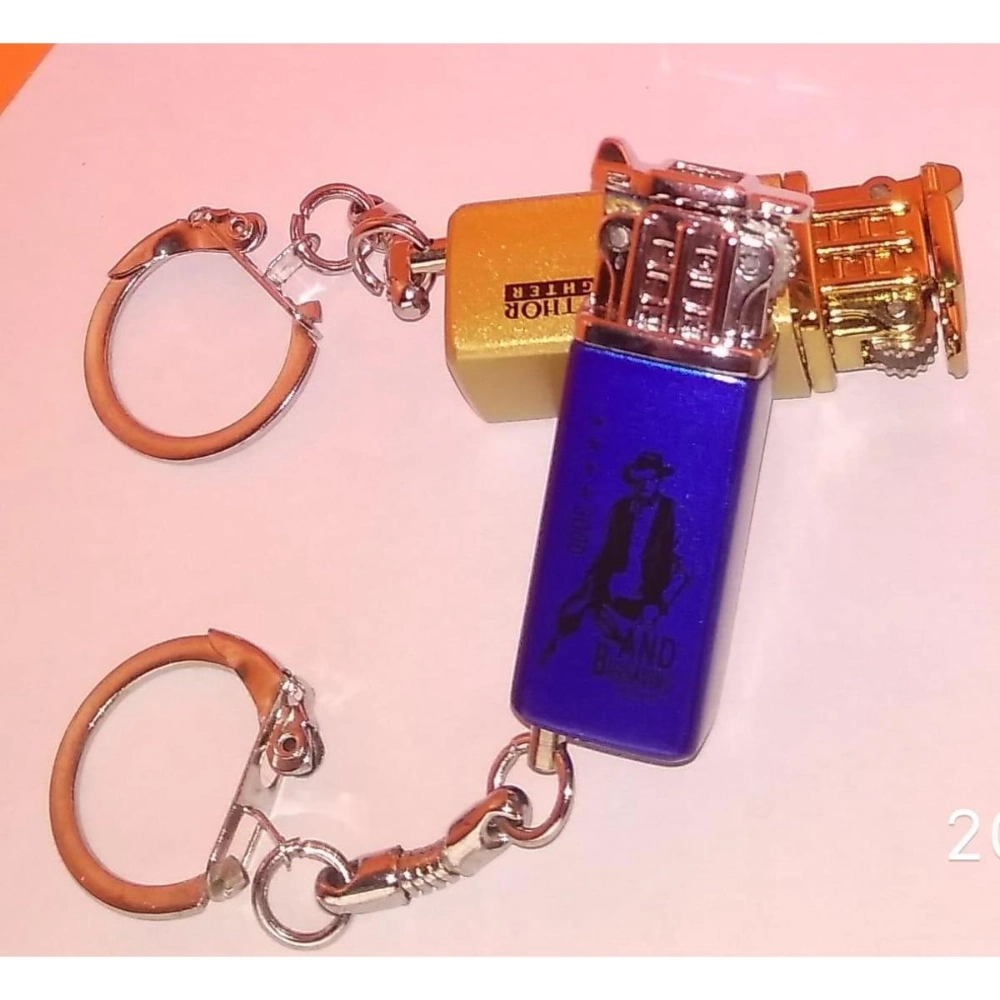 Mini Raythor Portable Butane Gas Lighter With Keychain For Smoking Or ...