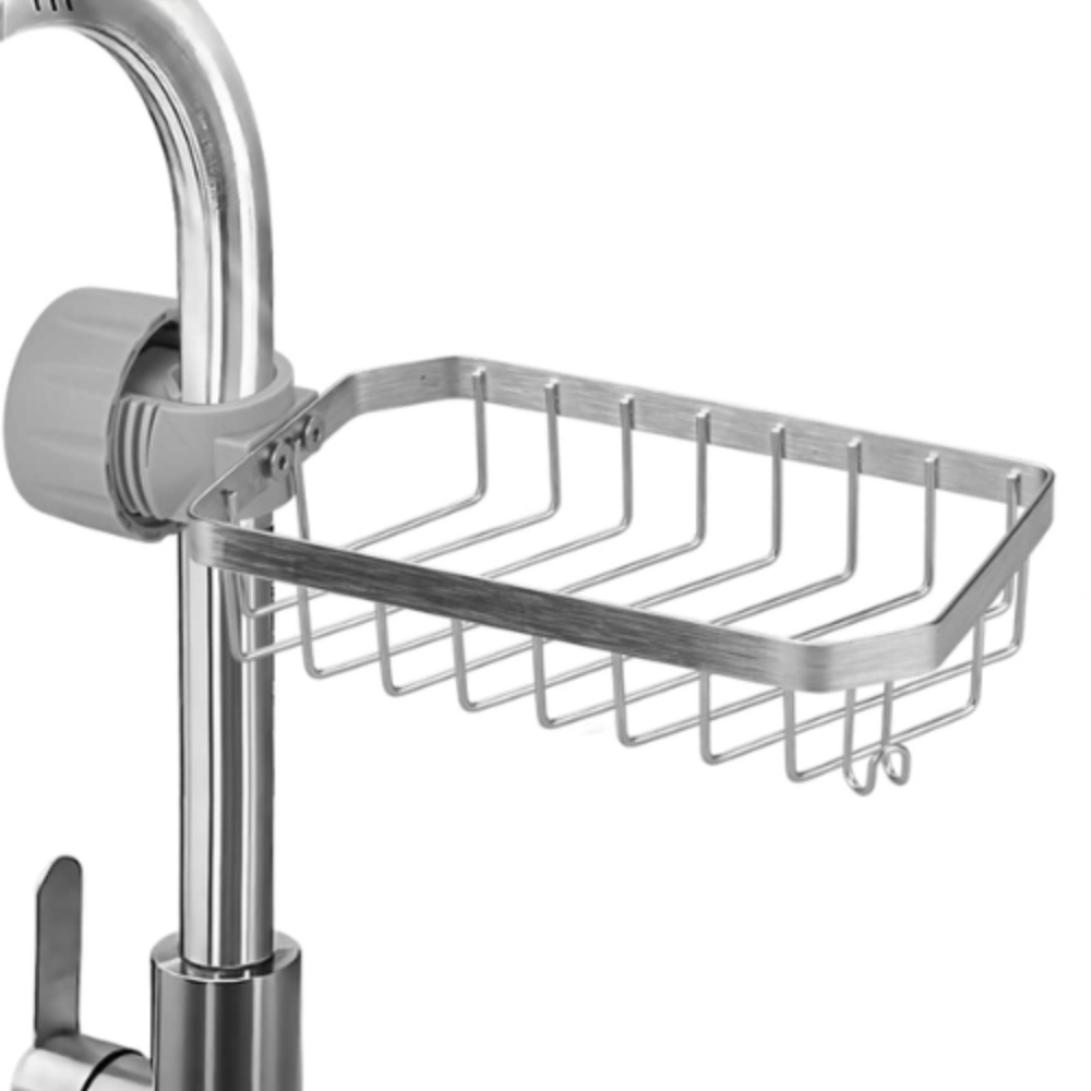 Faucet Sponge Holder for Kitchen Sink Caddy Storage Rack Holder ...