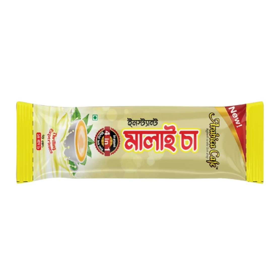Arabica 4 In 1 Malai Milk Tea Packet 12 Piece Instant Tea Packet For ...