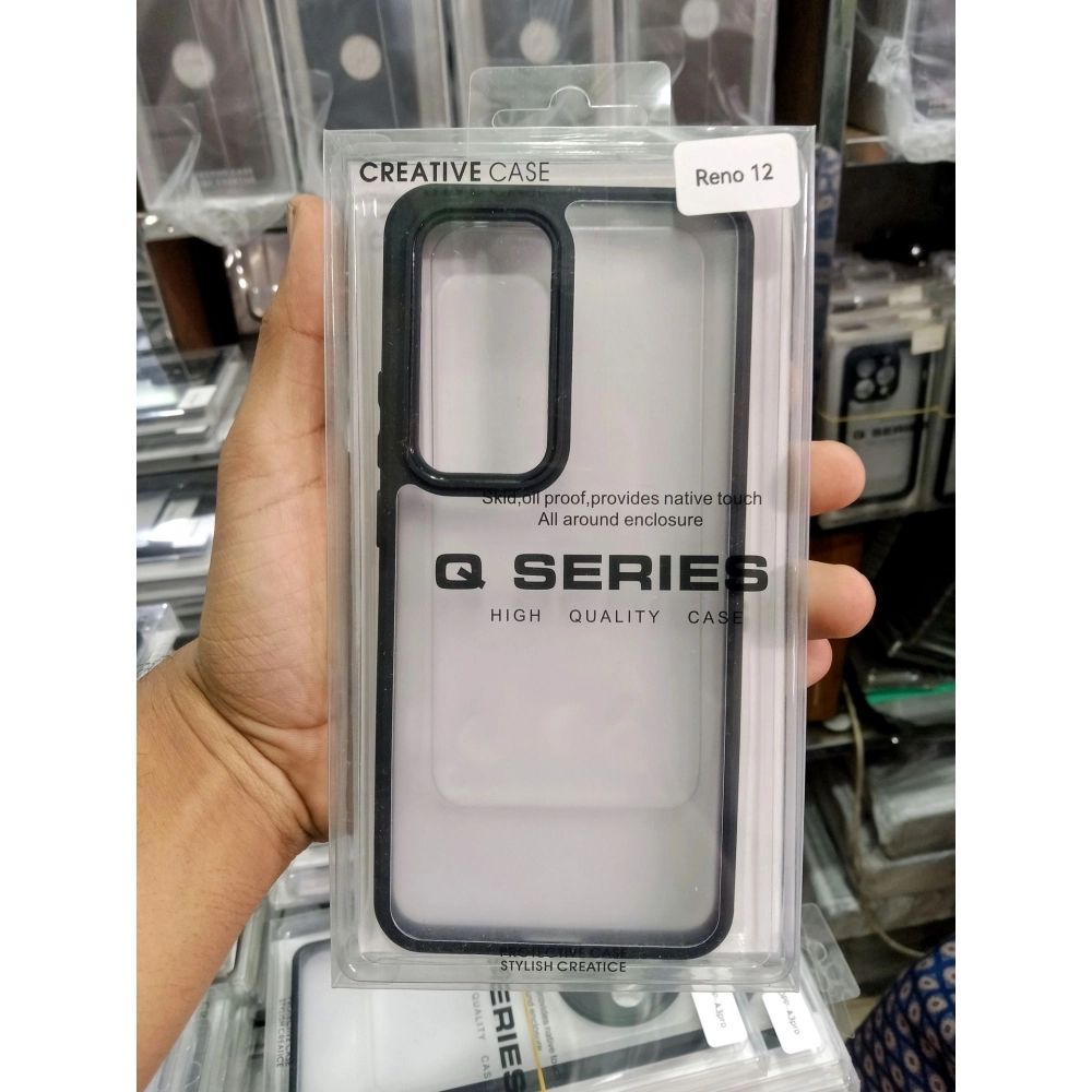 Q Series Back Cover For Oppo Reno 12 5G Max Luxury Premium Quality ...