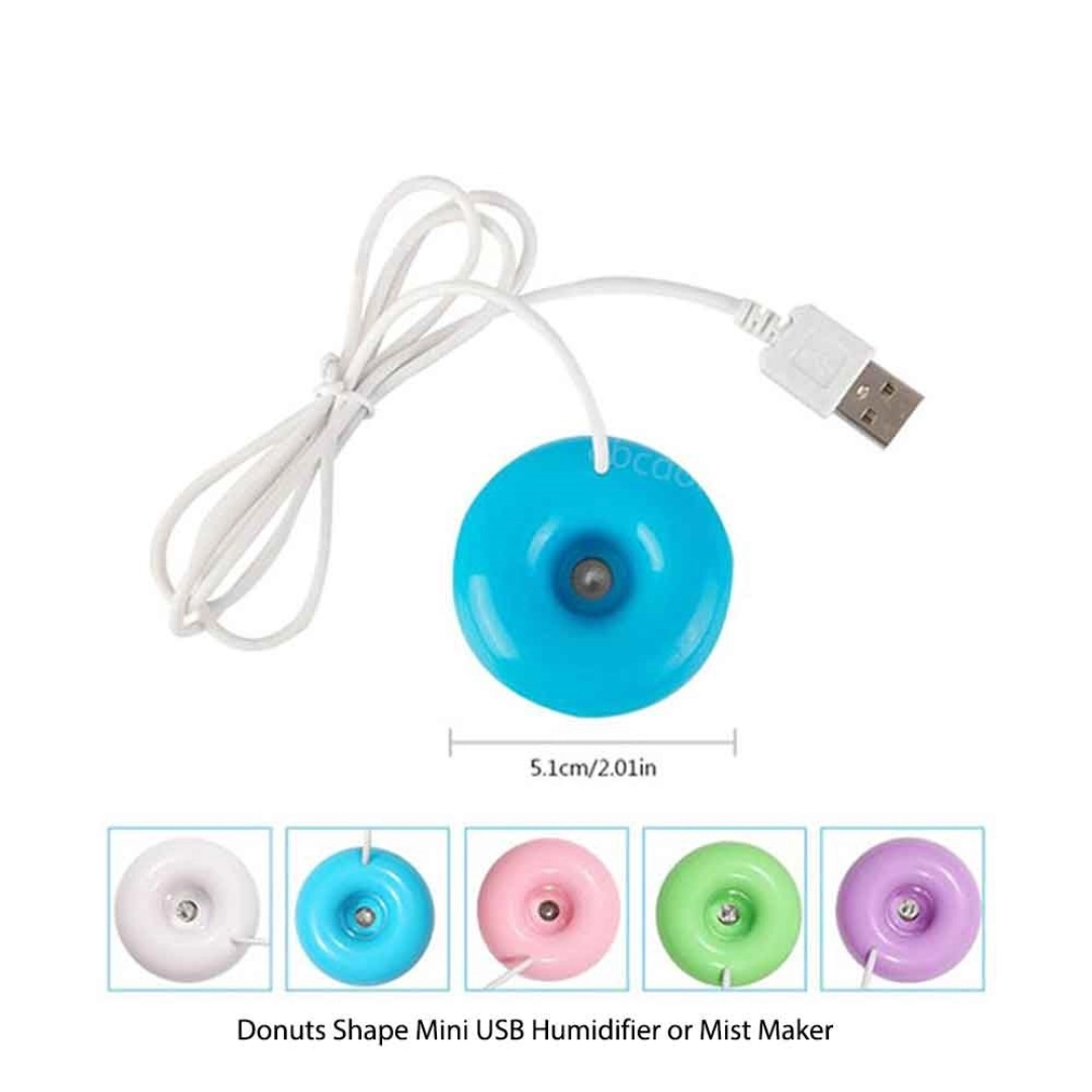 humidifier mist maker portable Mini Humidifier Donut-shaped USB ...