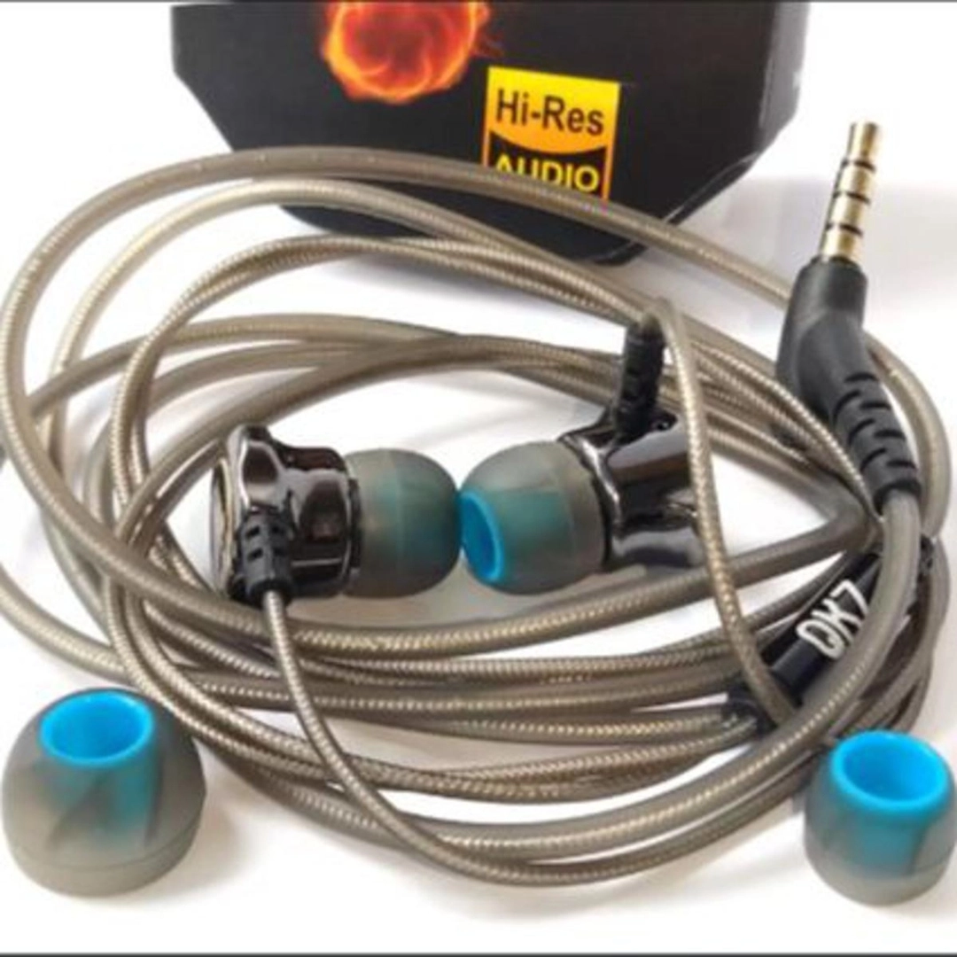QKZ DM7 Zinc Alloy In Ear HiFi Earphone Stereo Bass Headset - Ear Phone ...