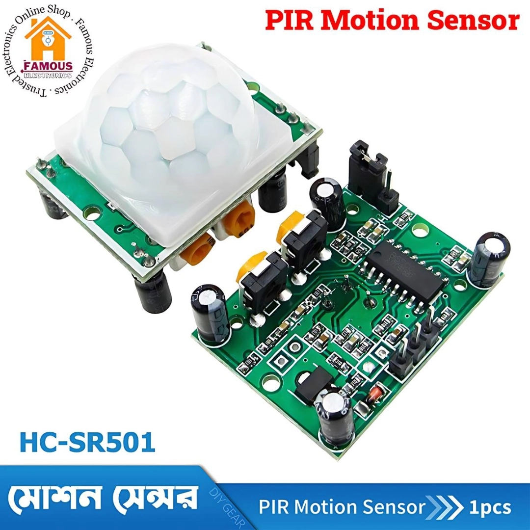 HC-SR501 PIR Motion Sensor Adjust IR Pyroelectric Infrared PIR Motion ...