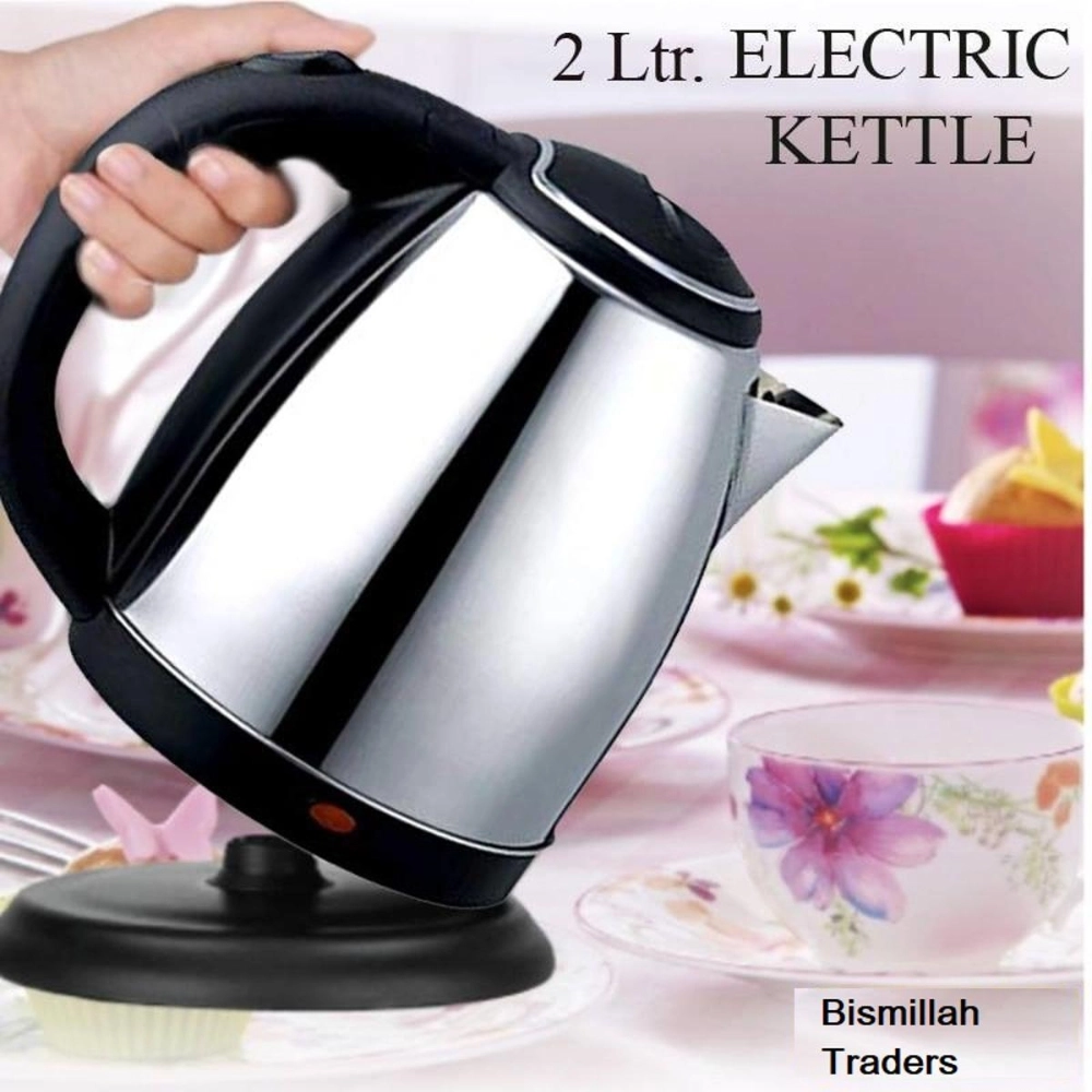 Electric Kettle 2 Liter Cordless Steel body Electric water Jug Kettle