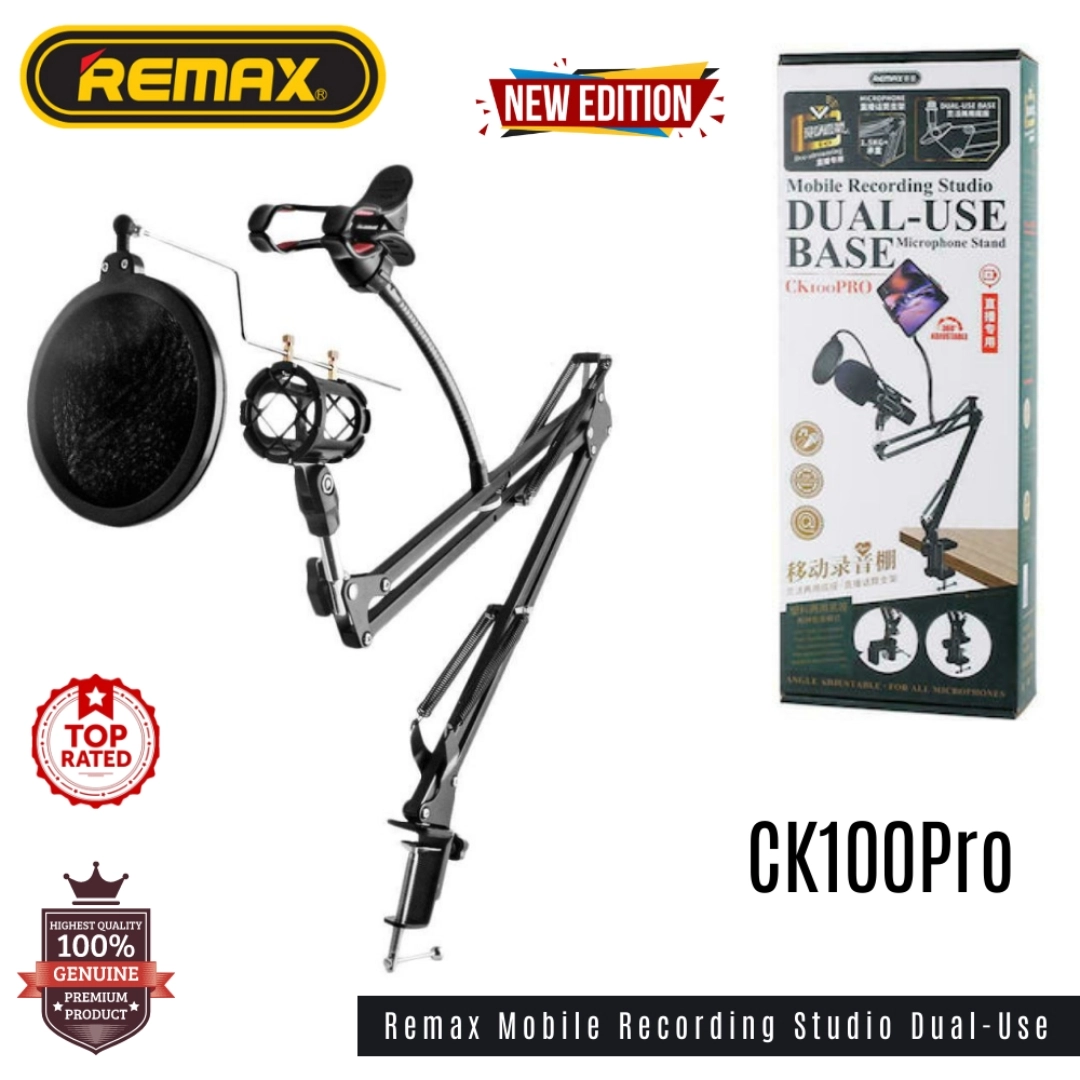 Remax Ck100 Mobile Recording Studio Microphone Stands Lazy Buds