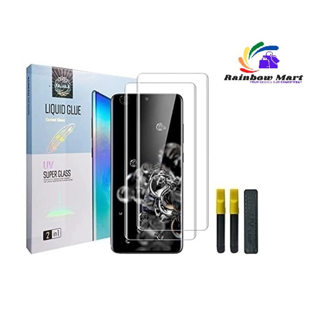 Samsung Galaxy S20 Ultra Full HD Curved Edge Liquid UV Tempered Glass ...