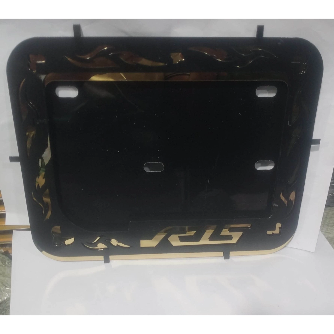 Number Plate Metal Catching Cover New Update Product(R15)
